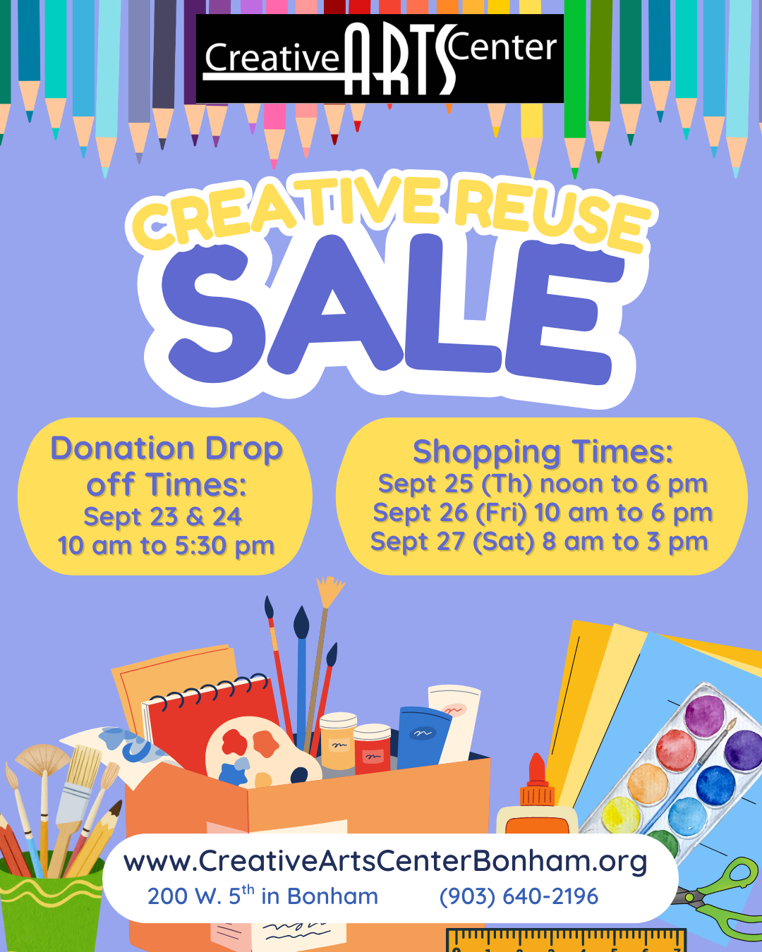 Creative Reuse Sale - Bonham Area Chamber of Commerce